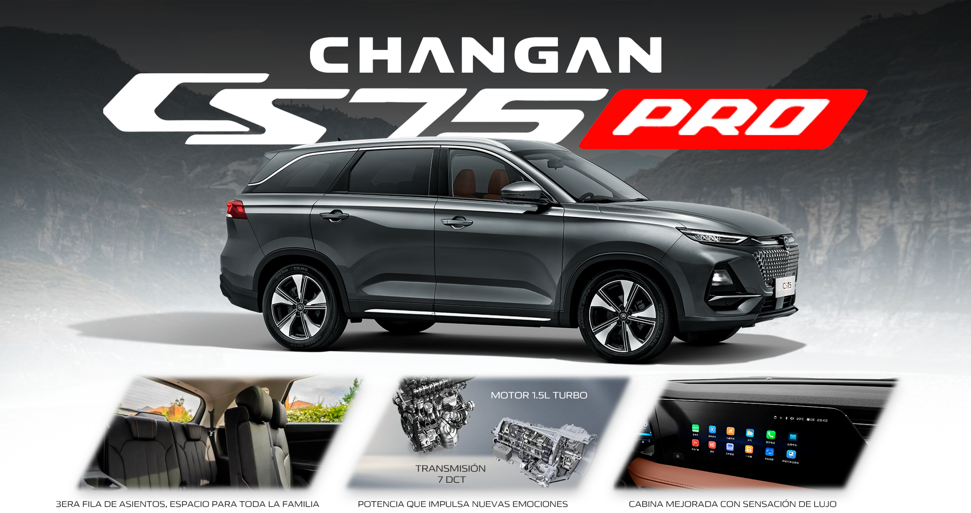 Conociendo a la Familia: SUVs Changan CS55 Plus, CS75 Pro, UNI-K y CS95 Plus - AUTOMOBILITI